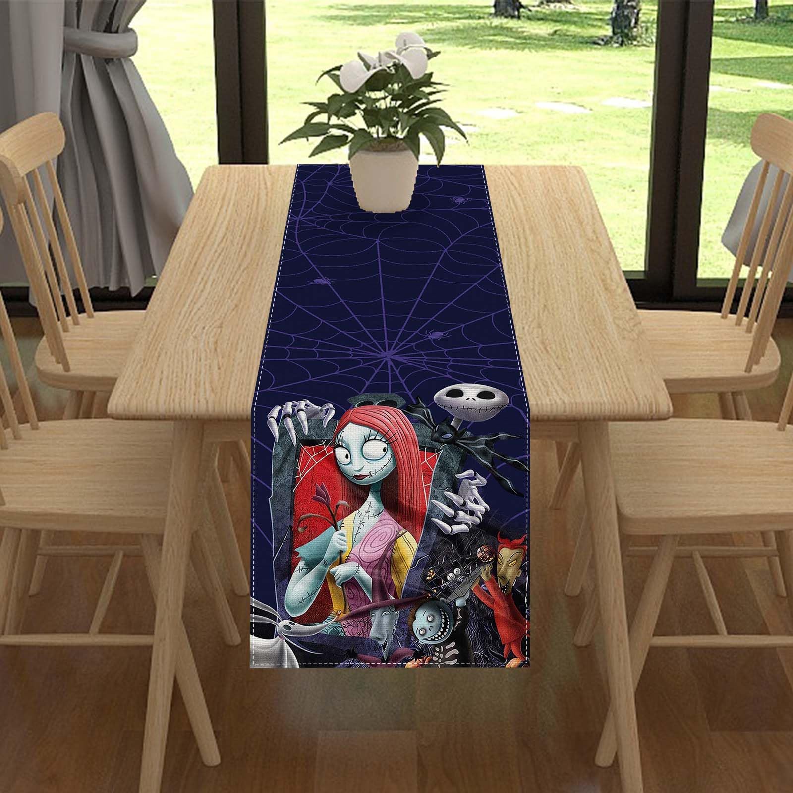Snapklik.com : Nightmare Before Christmas Table Runner 72 Inches Long ...