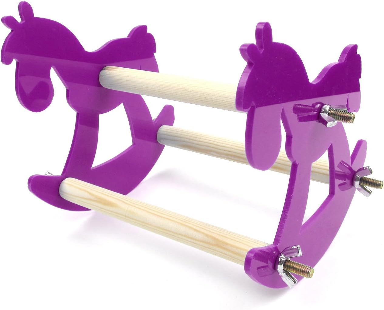 Amazon.com : Alfie Pet - Cooper Rocking Perch for Birds - Color: Purple ...