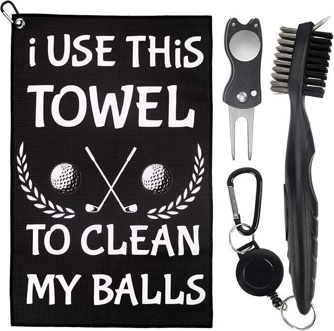 TRINKA Funny Golf Towel, Printed Golf Towels for Golf Bags with Clip ...