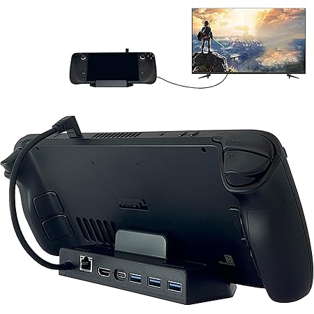 Docking Station Soporte, ivoler 6-en-1 Aluminio Steam Deck Dock, USB-C ...