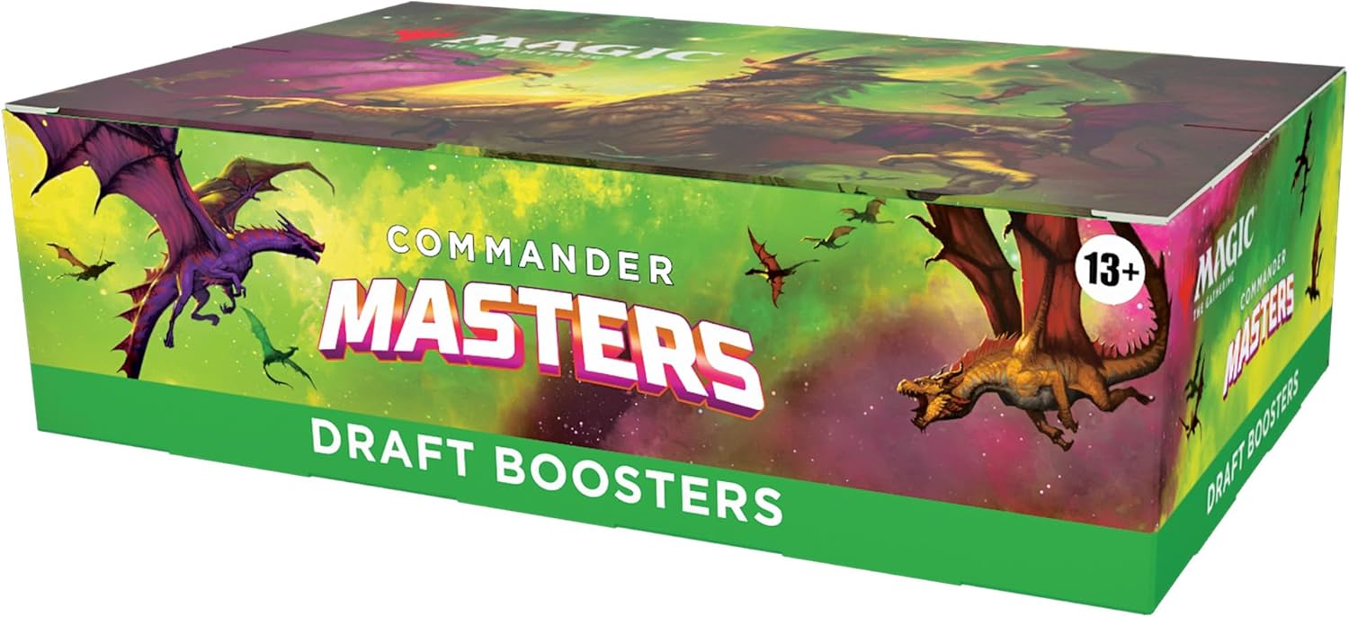Magic The Gathering Commander Masters Draft Booster Box – 24 paquetes ...