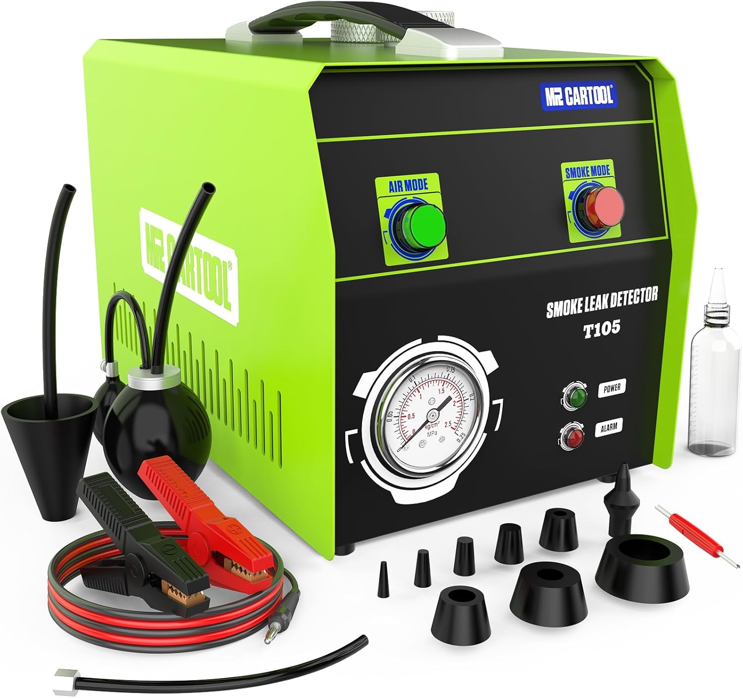 Amazon.com: MR CARTOOL T105 Automotive Smoke Machine Dual-Mode EVAP ...