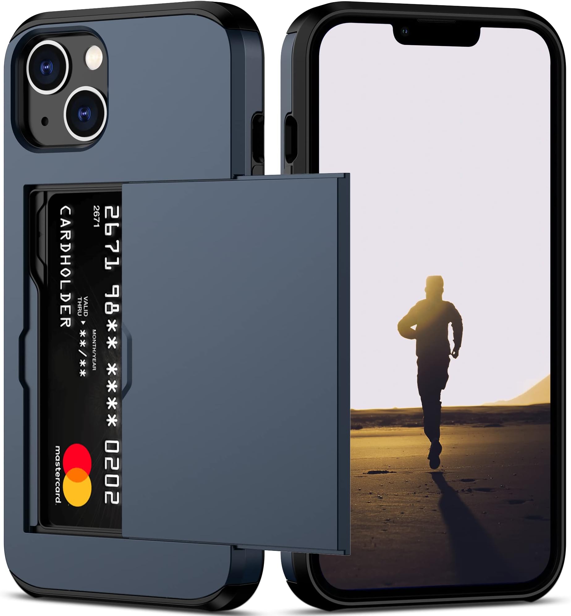 Amazon.com: Encased Card Case Designed for iPhone 13 Case Wallet ...