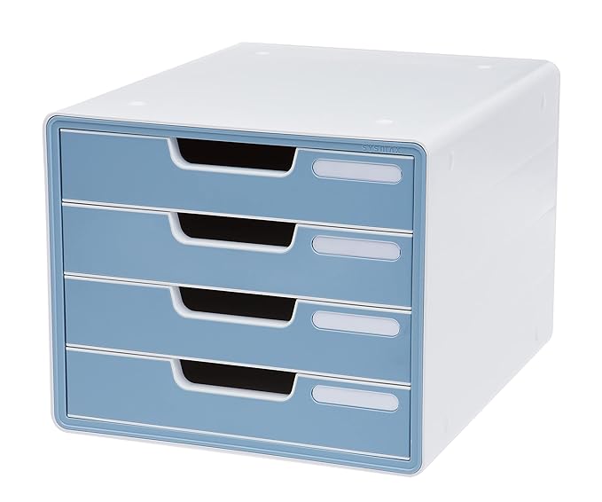 Sysmax Delux Colour File Cabinet 4 Drawers with Lable Index Mint Desk ...