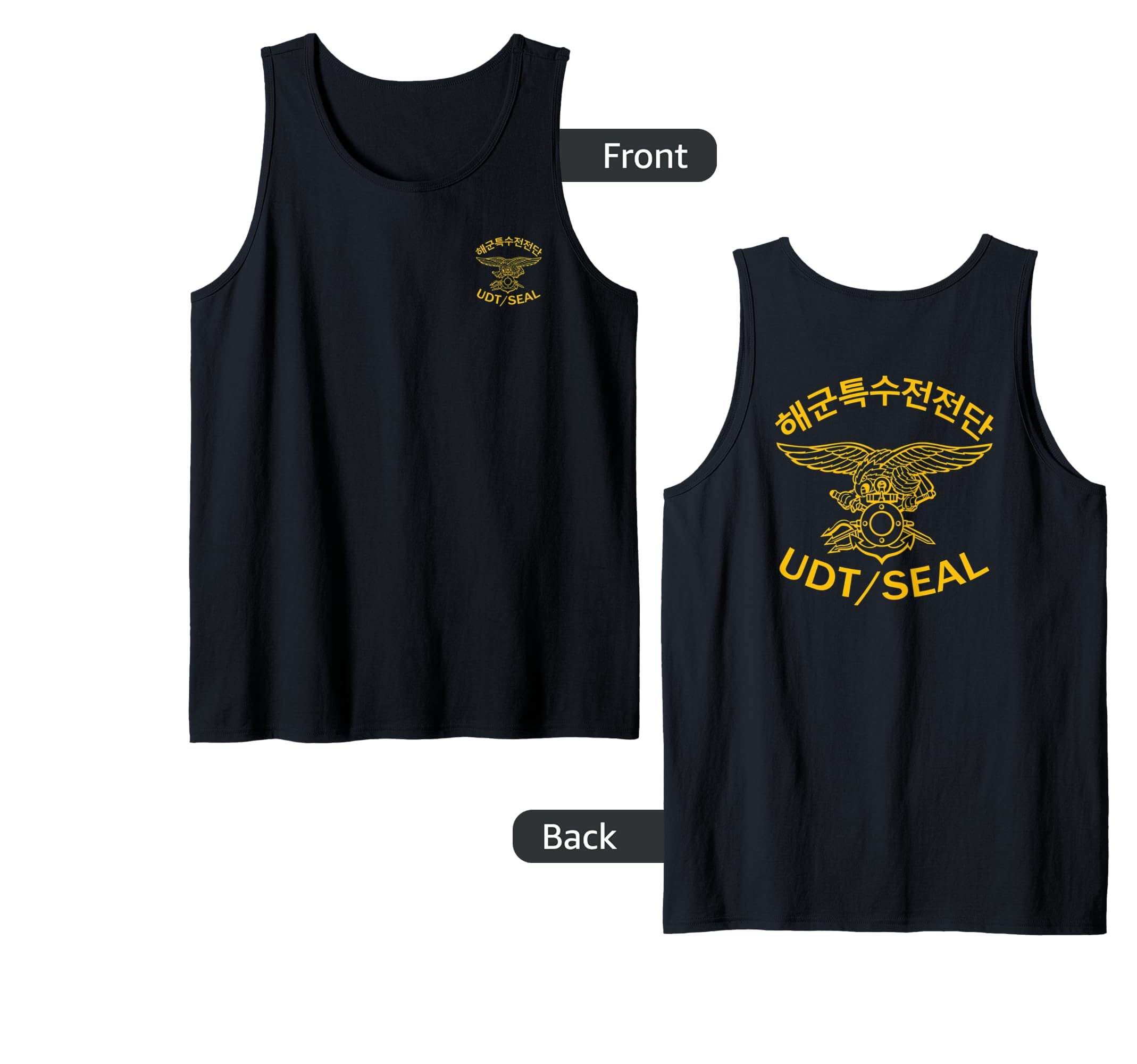 Amazon.com: South Korean Navy Special Forces UDT SEAL Tank Top ...