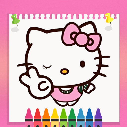 Hello Coloring Book Cute Kitty - App on Amazon Appstore