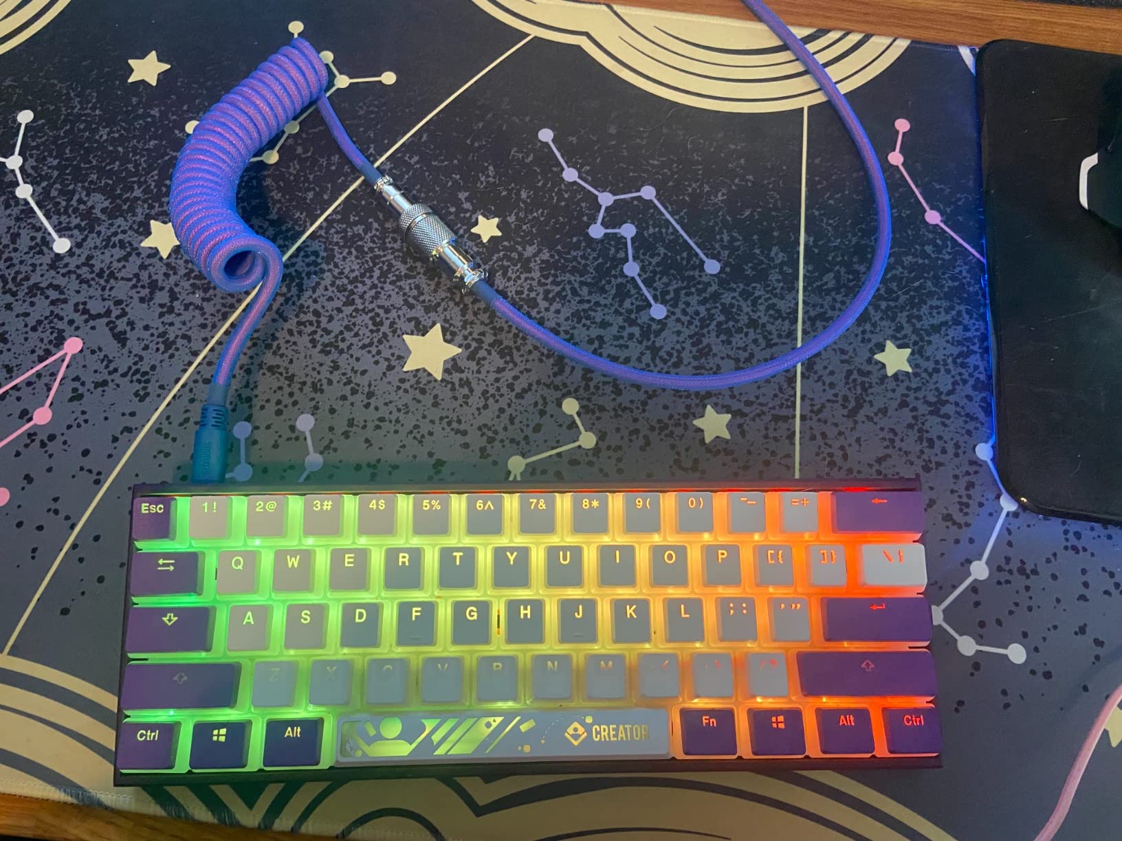 $10/mo - Finance Glorious Coiled Keyboard Cable – Coiled USB C Cable ...