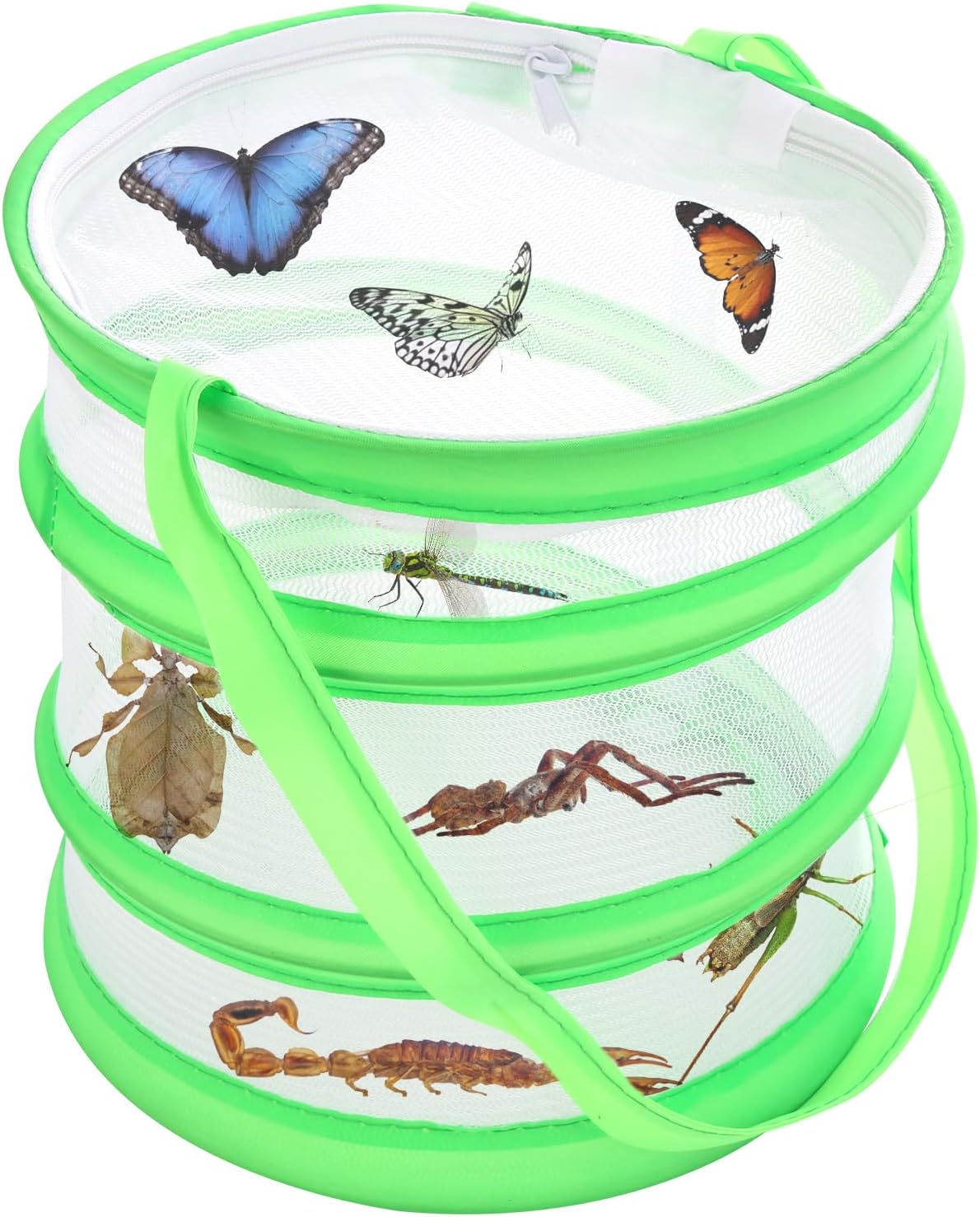 Butterfly Habitat Insect Cage Collapsible Bug Catcher Net Insect Mesh ...