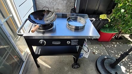 Amazon.com : Cuisinart Outdoor Wok Station - 50,000 BTU Propane Burner ...