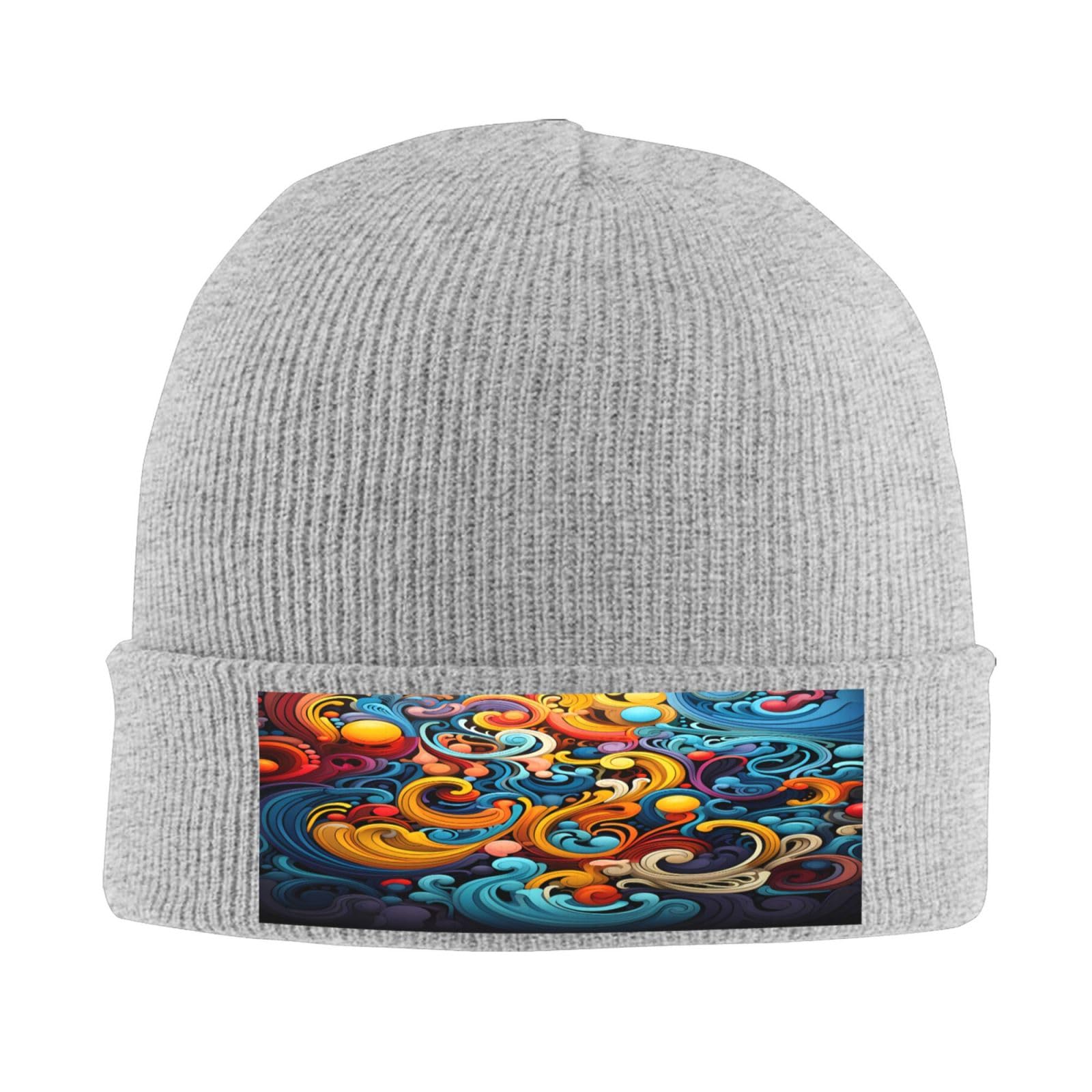 남성과 여성을 위한 멀티컬러 스트라이프 부드럽고 따뜻한 니트 모자 야외 및 스타일리시한 액세서리를 위한 블랙 비니 Kr