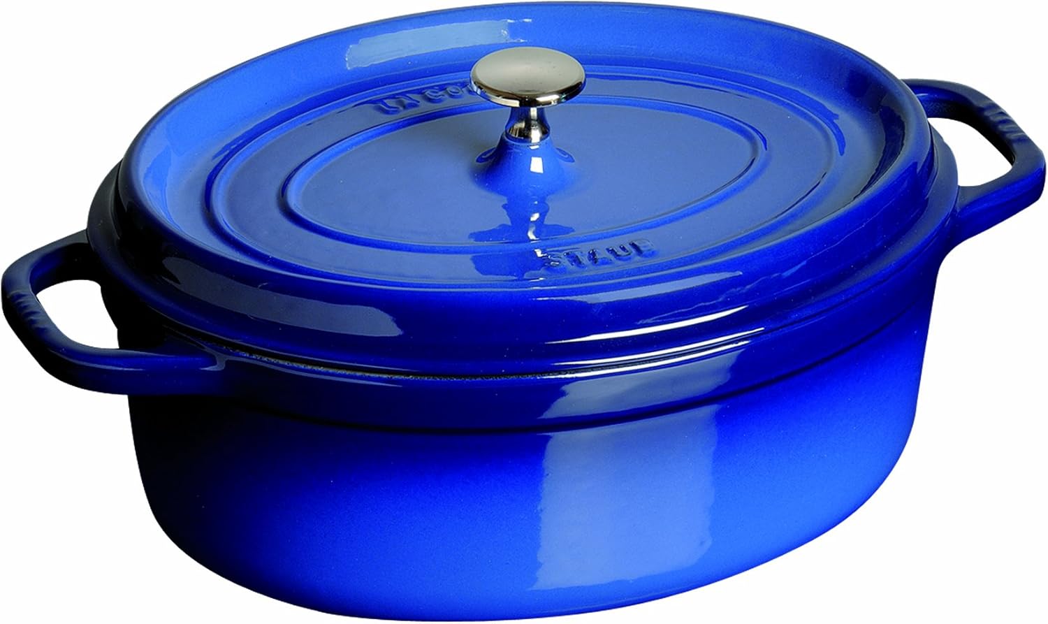Amazon.com: Staub 5 Quart Oval Cocotte, Royal Blue