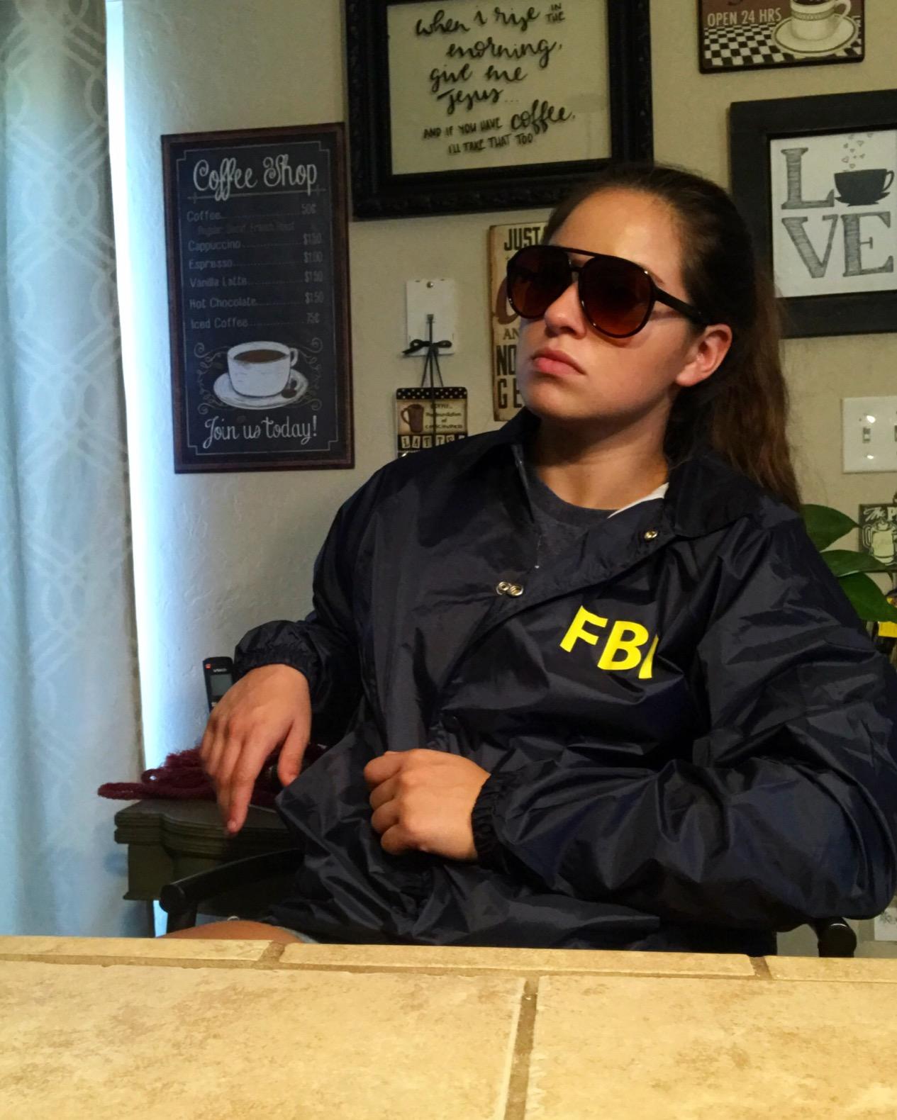 Amazon.com: Smart People Clothing FBI jacket with Reflective ...