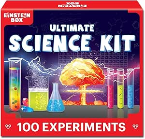 Amazon.com: Einstein Box Ultimate Science Kit for Kids Aged 6-8-12-14 ...