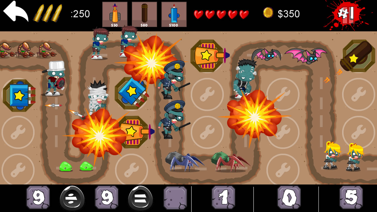 Math Vs Zombies Tower Defense - App on Amazon Appstore