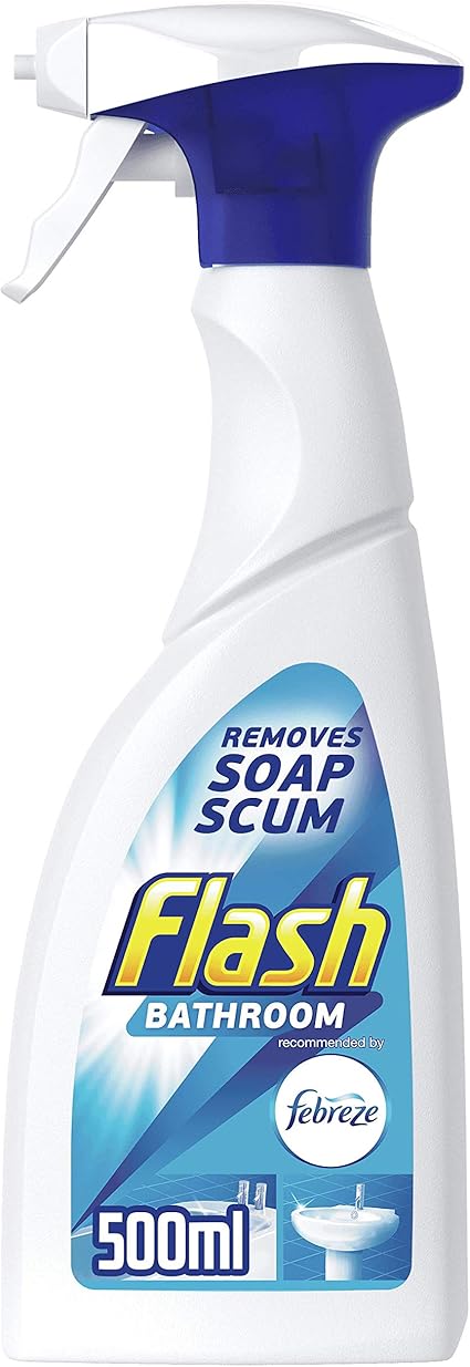 Flash Bathroom Surface Cleaner Spray, 500ml : Amazon.co.uk: Grocery