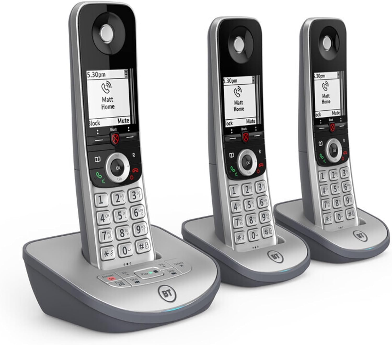 BT Advanced Z Cordless Landline House Phone, 100 Percent Nuisance Call ...