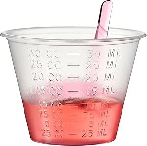 Amazon.com: Medicine Cups - Disposable Graduated Medical Grade Plastic ...