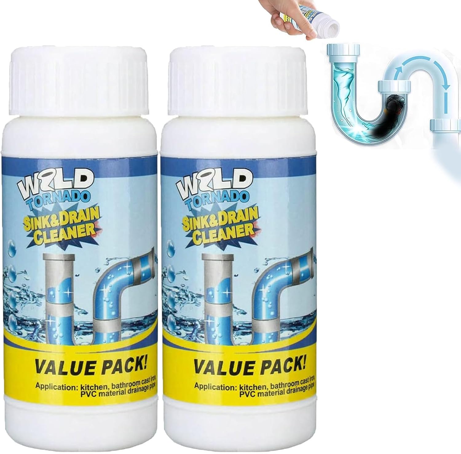 Upgrad Averyard Drain Cleaner - Warmday Drain Cleaner, Wild Tornado ...