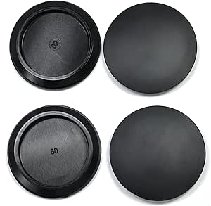 BOPOREAE 4 Pcs 60 mm Silicone Rubber Plugs Snap in Locking Hole Plugs ...