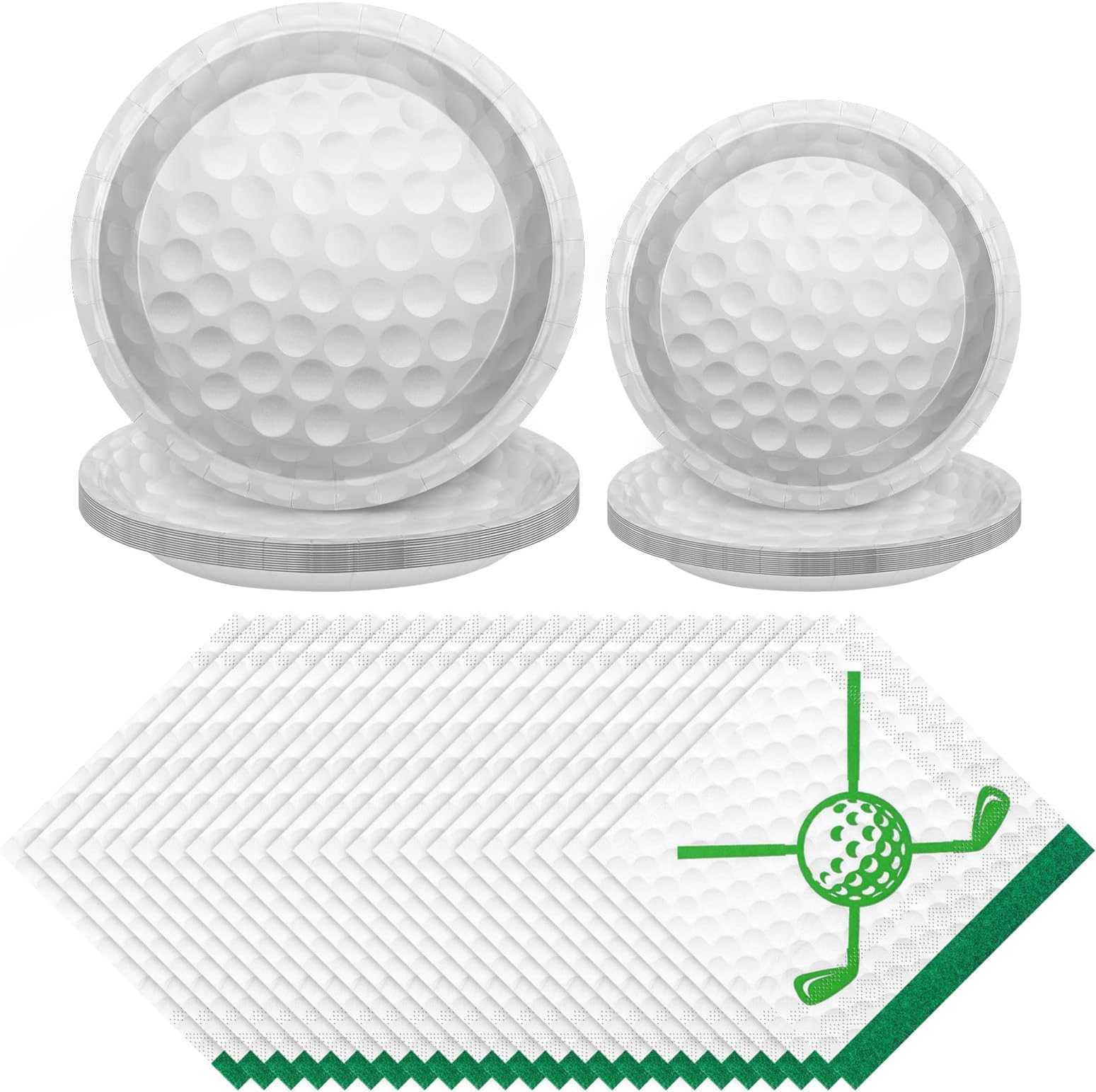 Amazon.com: Golf Party Plates Napkins Tablecloth- 62PCS Golf Party ...