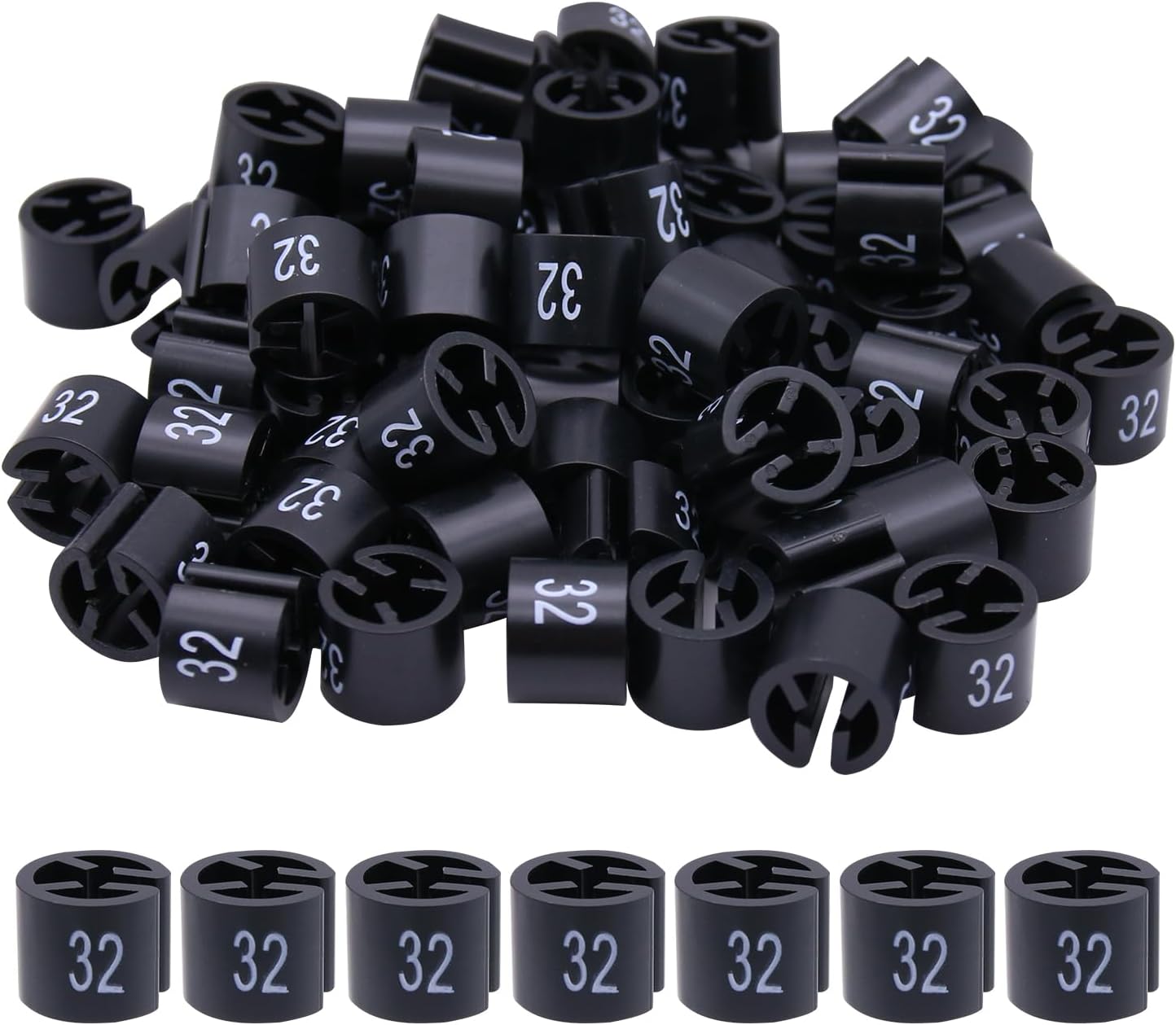 Amazon.com: YTKavq Clothes Hanger Size Markers,Hanger Tags (Number 32 ...