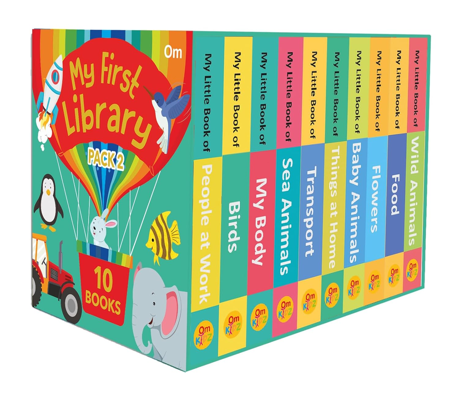 My First Library: Boxset of 10 Board Books for Kids Pack 2 - Board ...