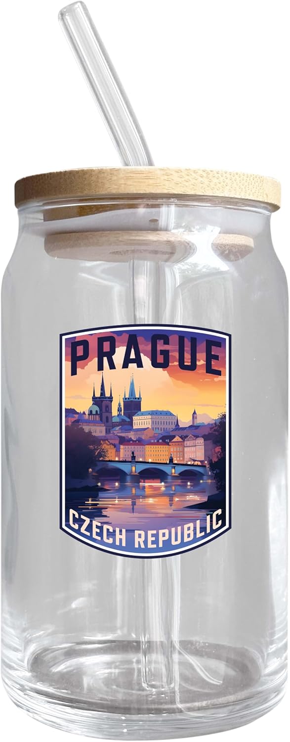 Amazon.com | Prague Czech Republic Design B Souvenir 12 oz Beer Can ...