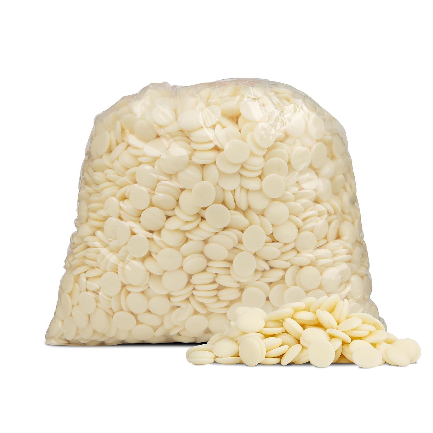 Amazon.com : White Melting Chocolate Discs by Chocolate Works, White ...