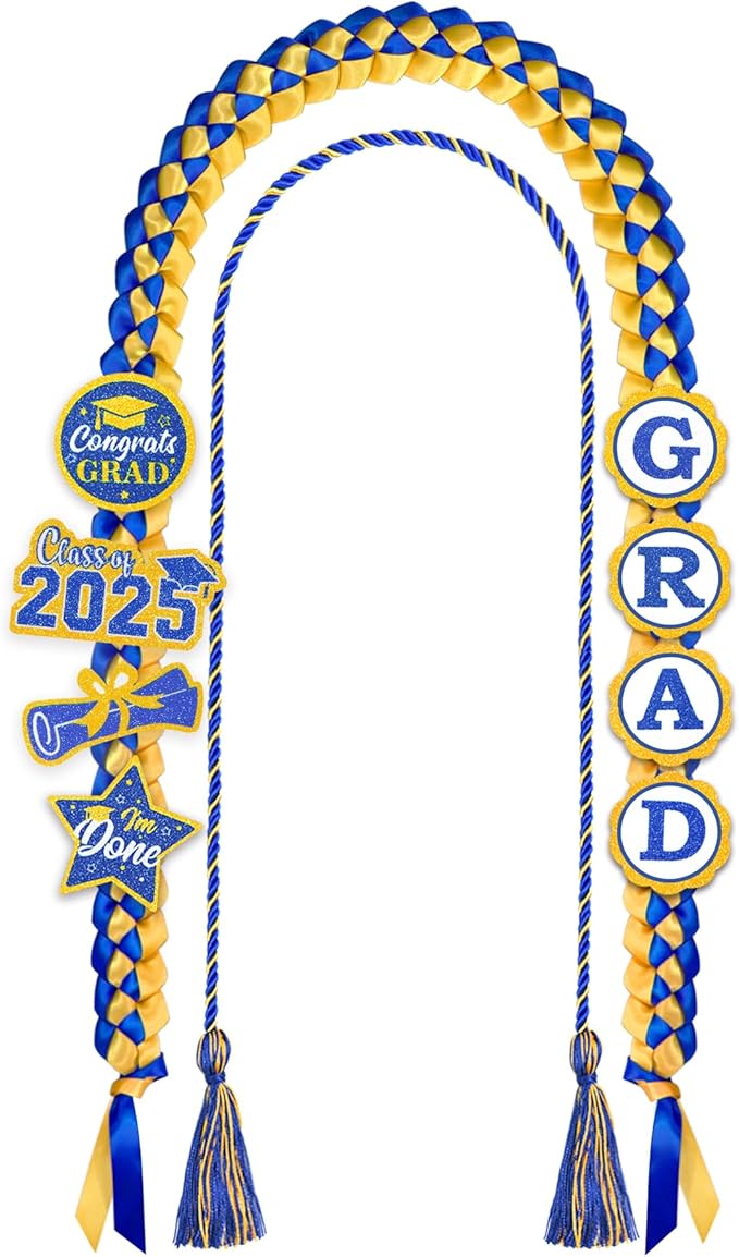 Amazon.com: JOTFA Graduation Leis 2026 and Cords, Grad Money Leis with ...