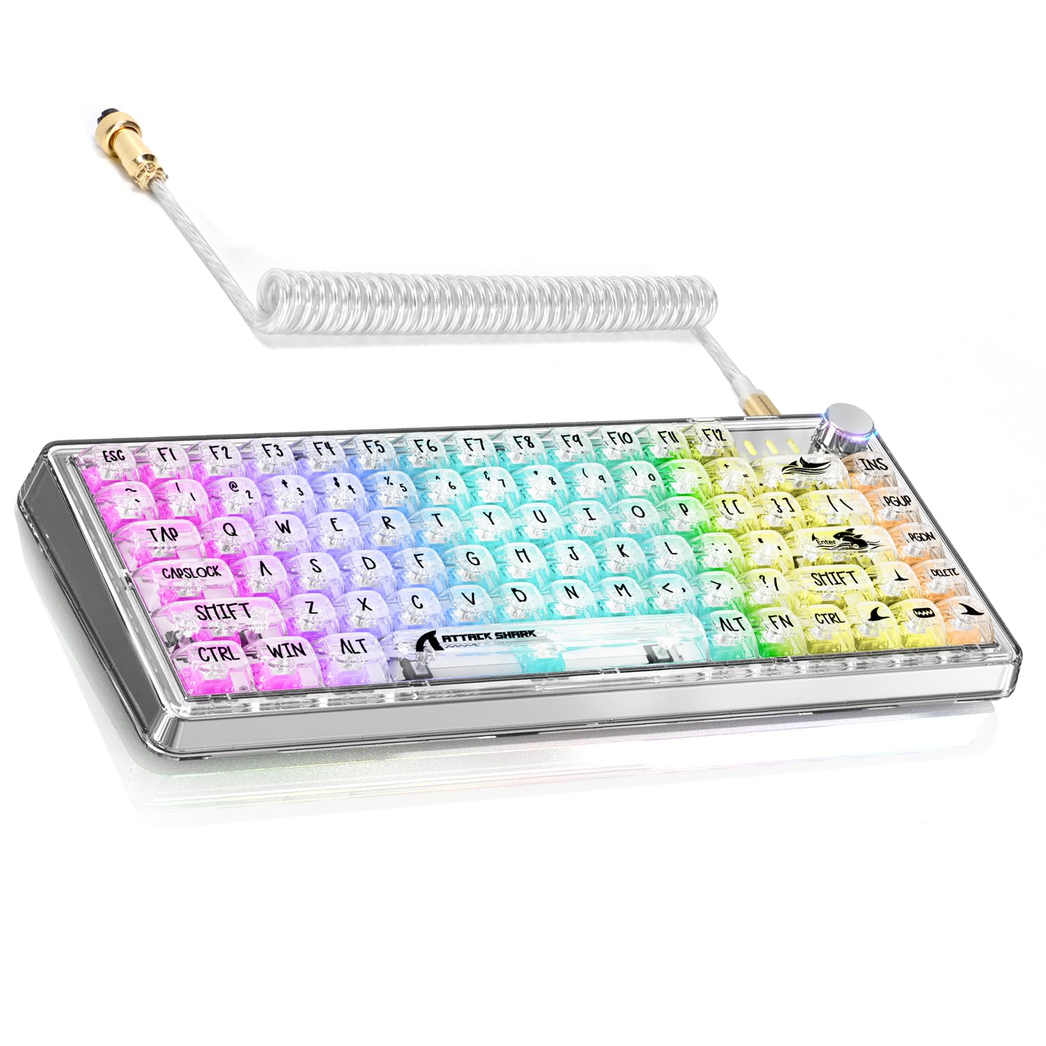 Amazon.com: MAGIC-REFINER 81 Keys Mechanical Gaming Keyboard with Type ...