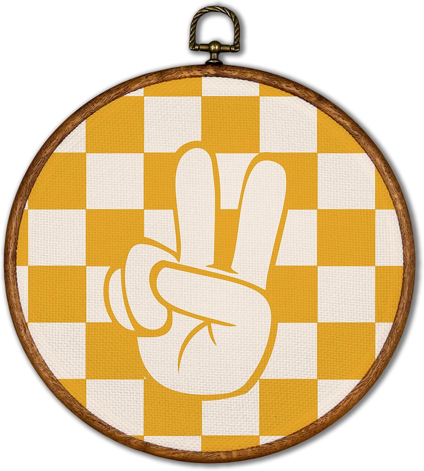 Amazon.com: KSDUT Yellow and White Room Wall Art Decor - Yellow ...
