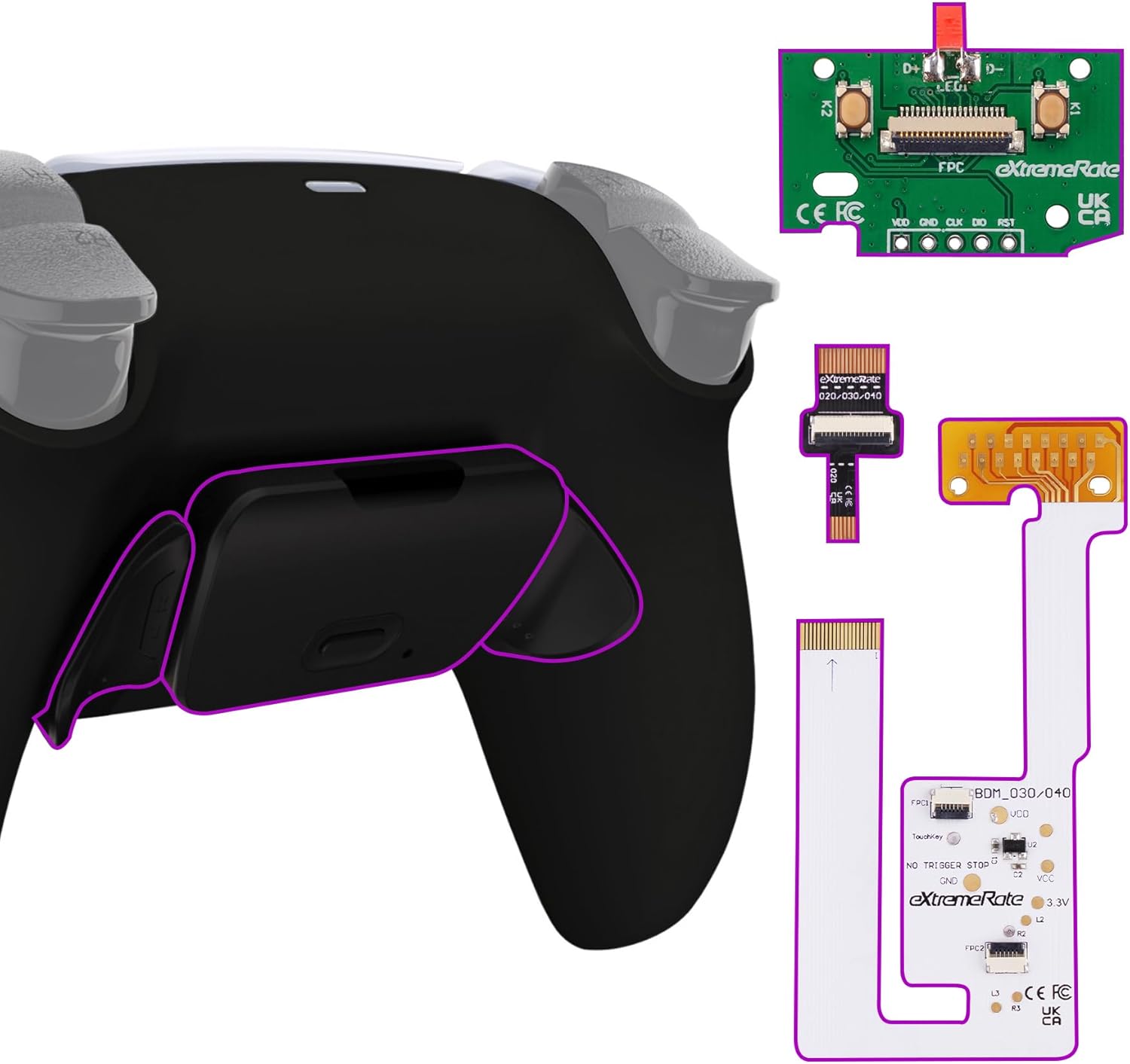 eXtremeRate Programable RISE V3 Remap Kit for PS5 Controller BDM-030 ...