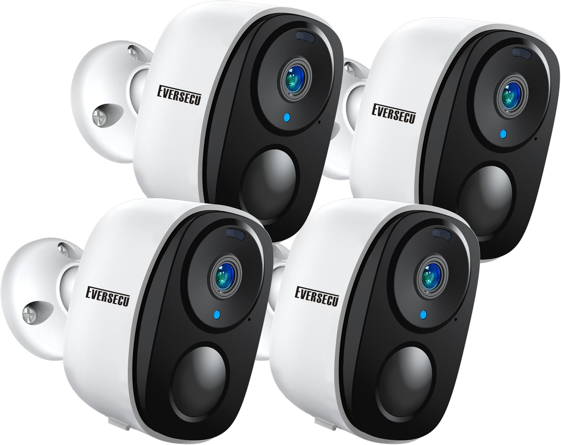 Amazon.com : EVERSECU 2K 3MP Outdoor Wireless Security Camera Support ...