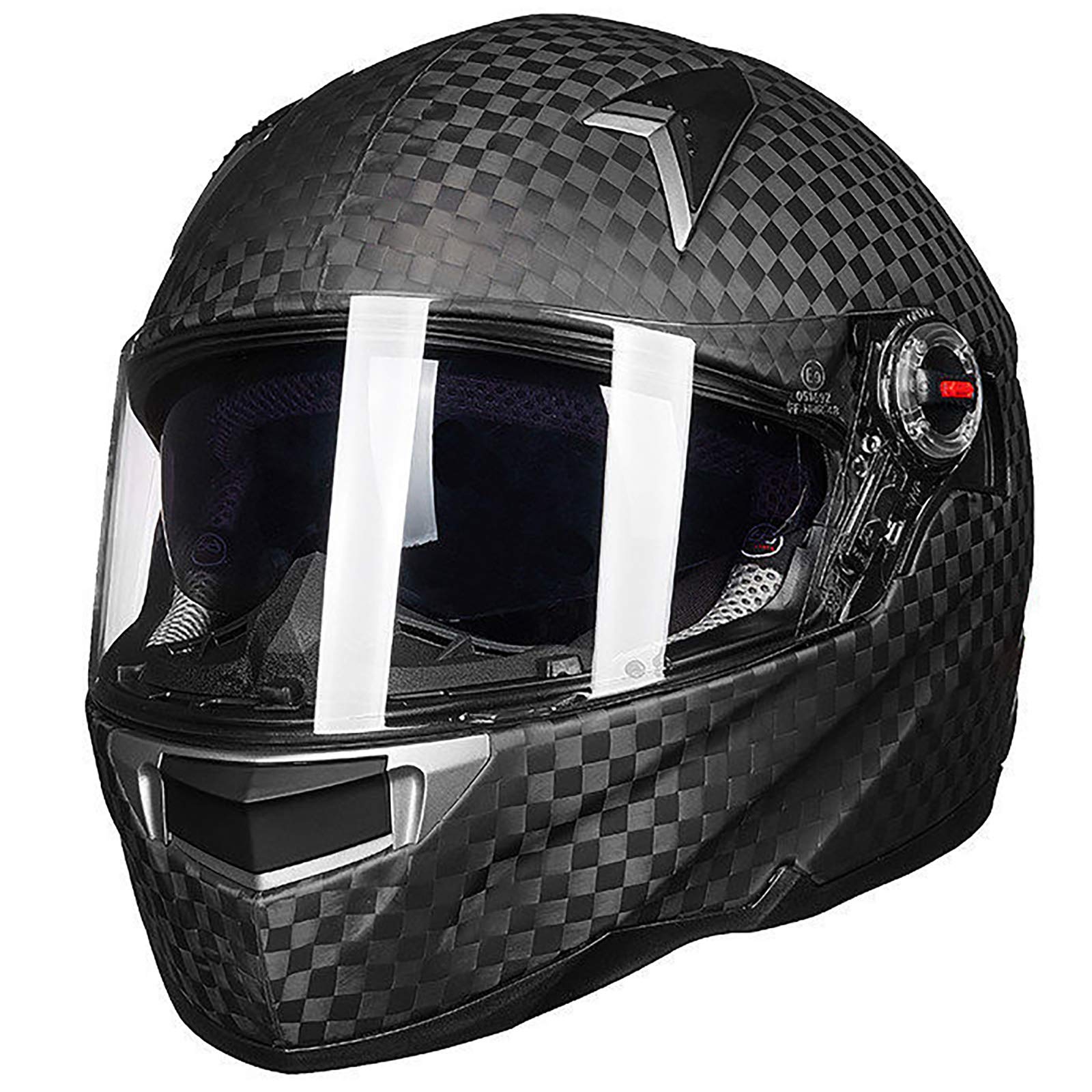 Buy GHJNB Full Face Carbon Fiber Motorcycle Helmet, Motorcycle Helmet ...