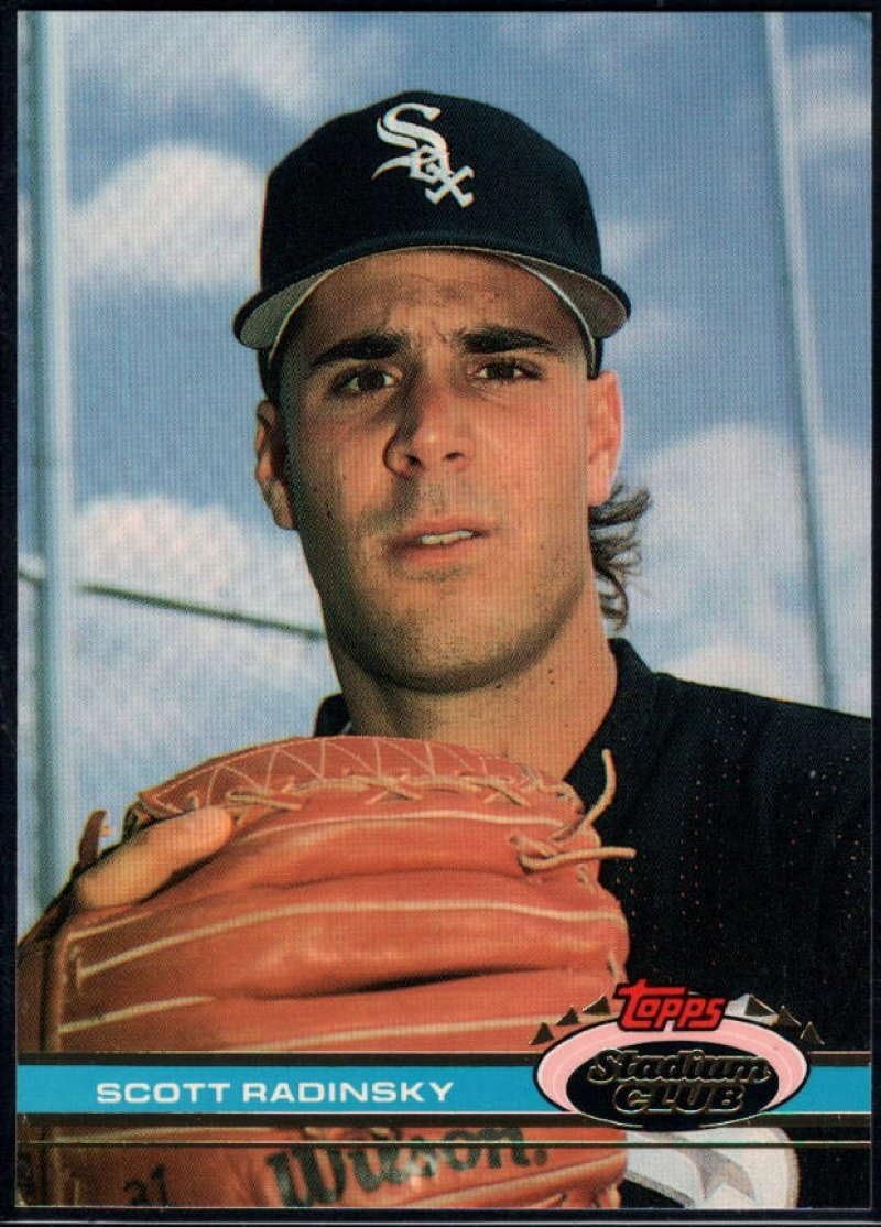 Amazon.com: Baseball MLB 1991 Stadium Club #311 Scott Radinsky White ...