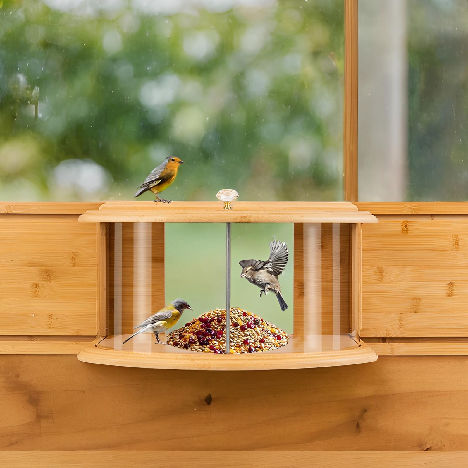 Amazon.com : Forcecar Window Bird Feeder for Inside House Viewing - 180 ...