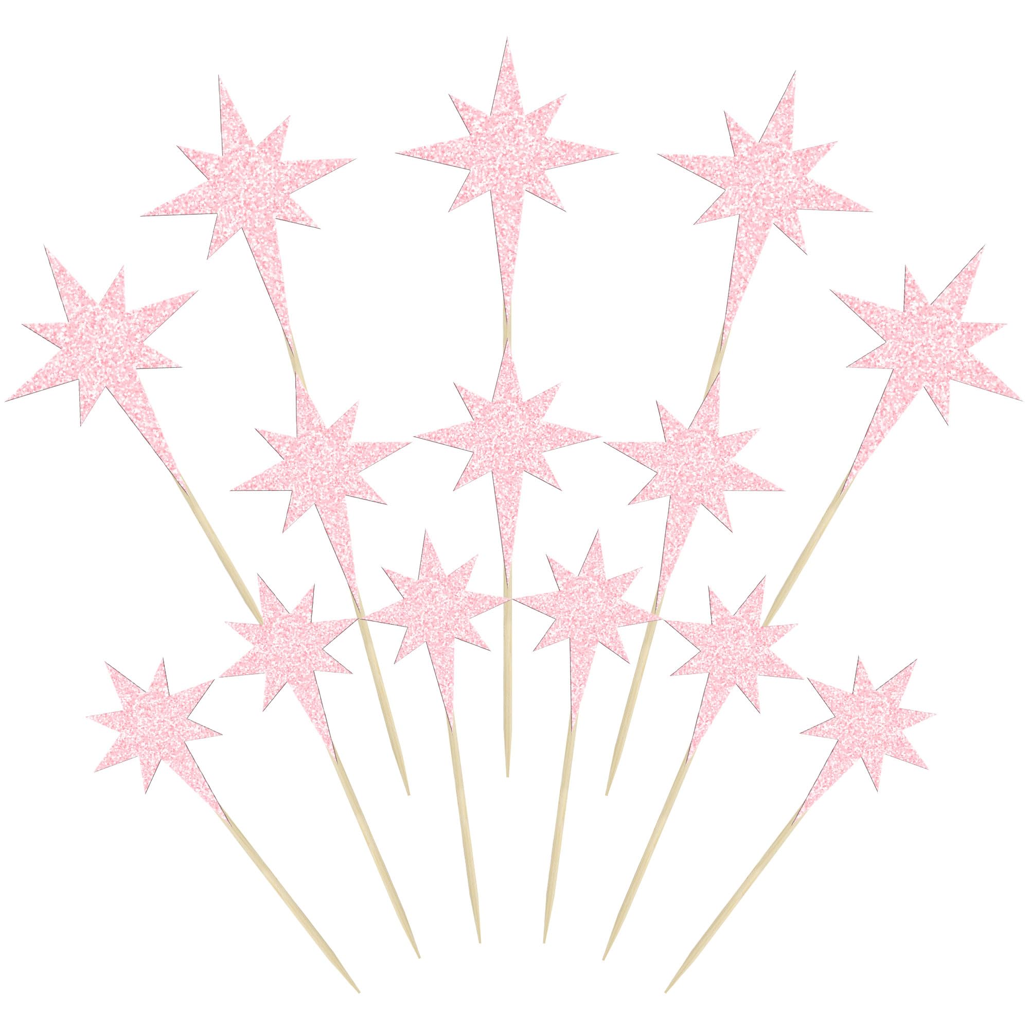 Amazon.com: Gyufise 30Pcs Little Star Cupcake Toppers Sparkle Twinkle ...