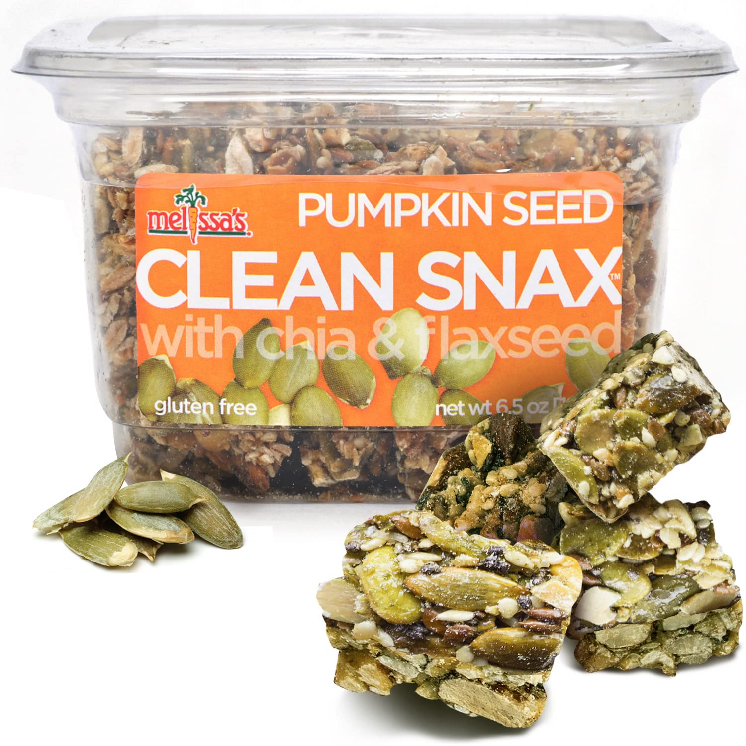Amazon.com: Melissa's Clean Snax® With Chia and Flaxseed, Gluten-free ...