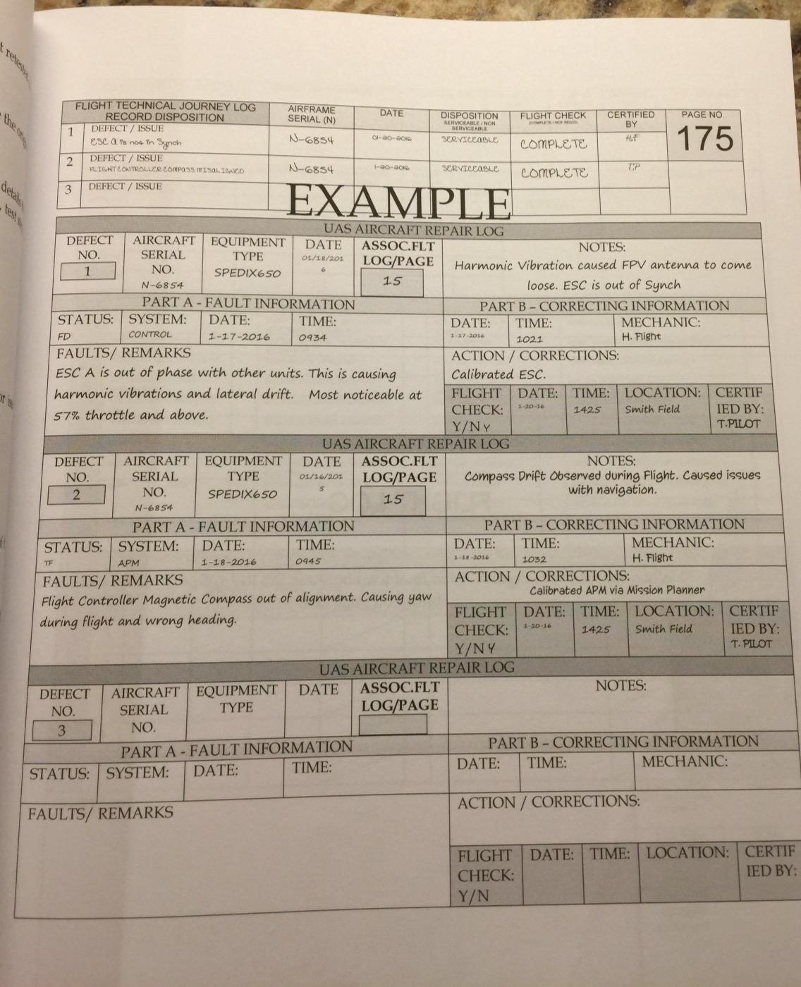 Drone / Unmanned Aircraft System Flight Log: Complete Logbook for the ...