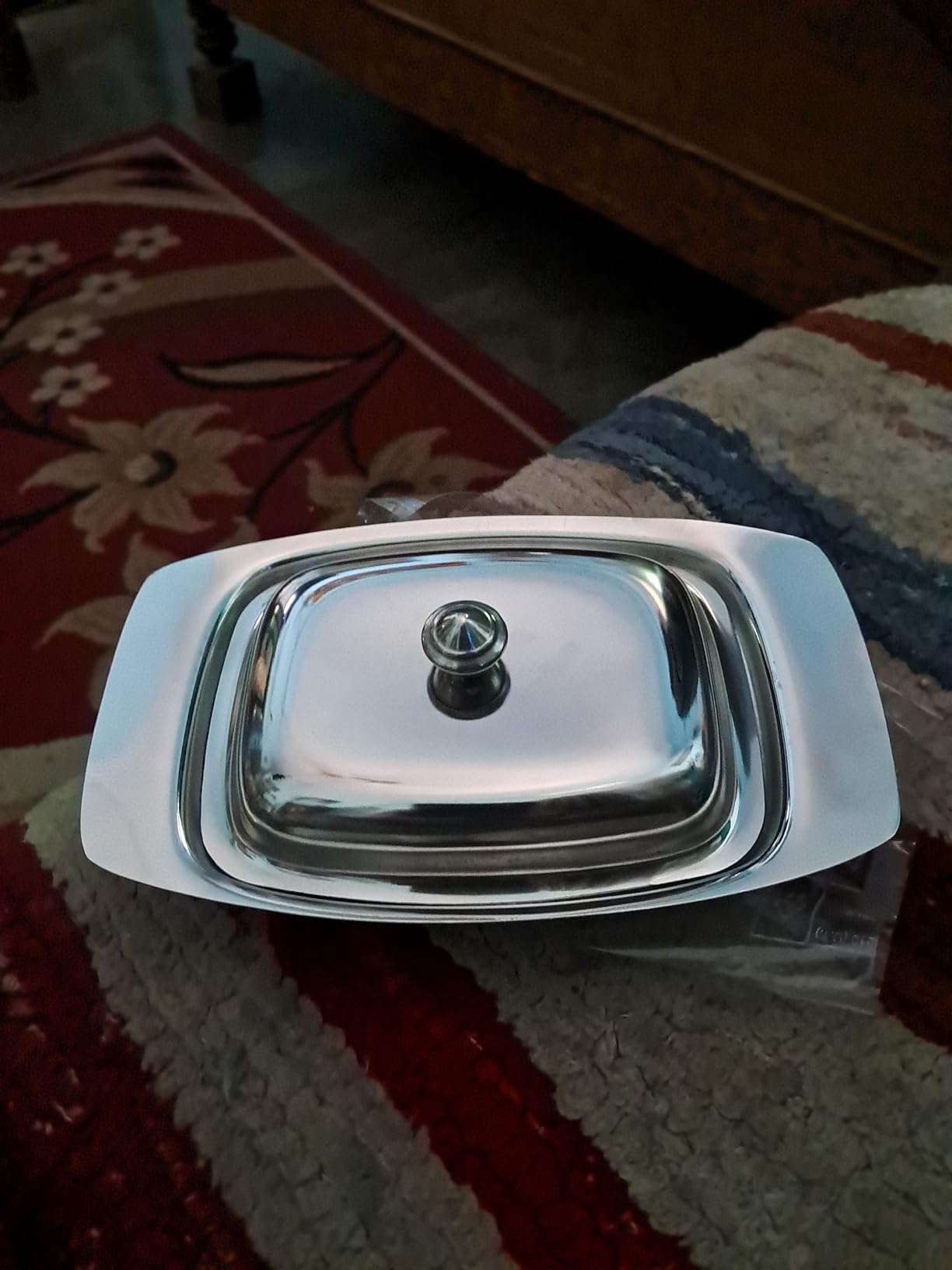 Buy Dynore Stainless Steel Butter Box Container, Dish/Butter Pot with ...