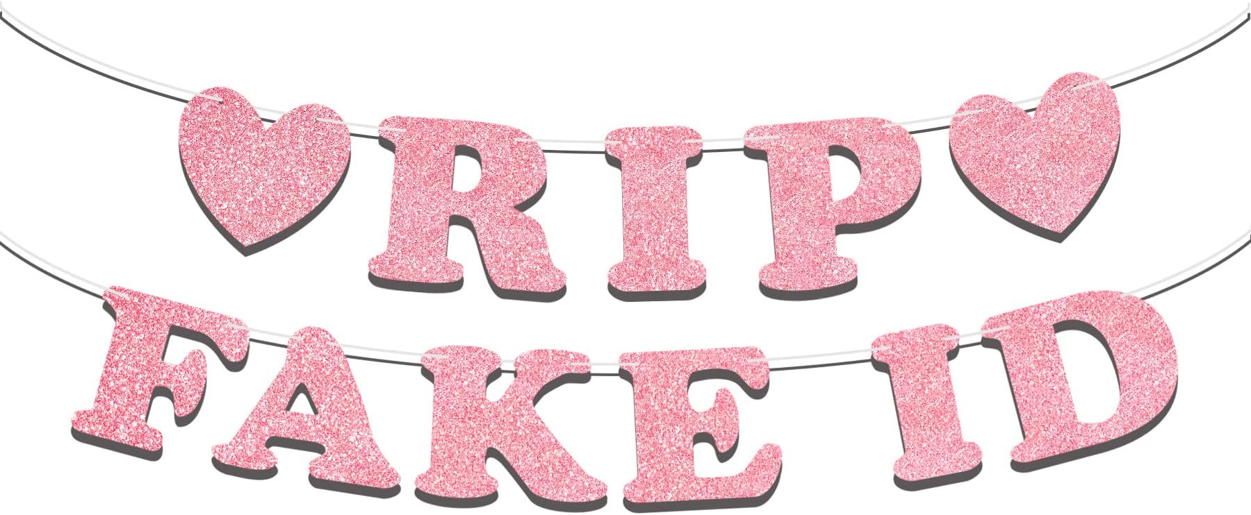 Amazon.com: Funny 21st Birthday Decorations for Him Her Gold Glitter ...