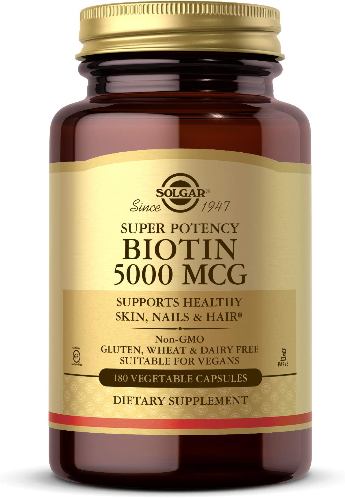 Amazon.com: Solgar Biotin 10,000 mcg, 60 Vegetable Capsules - Energy ...