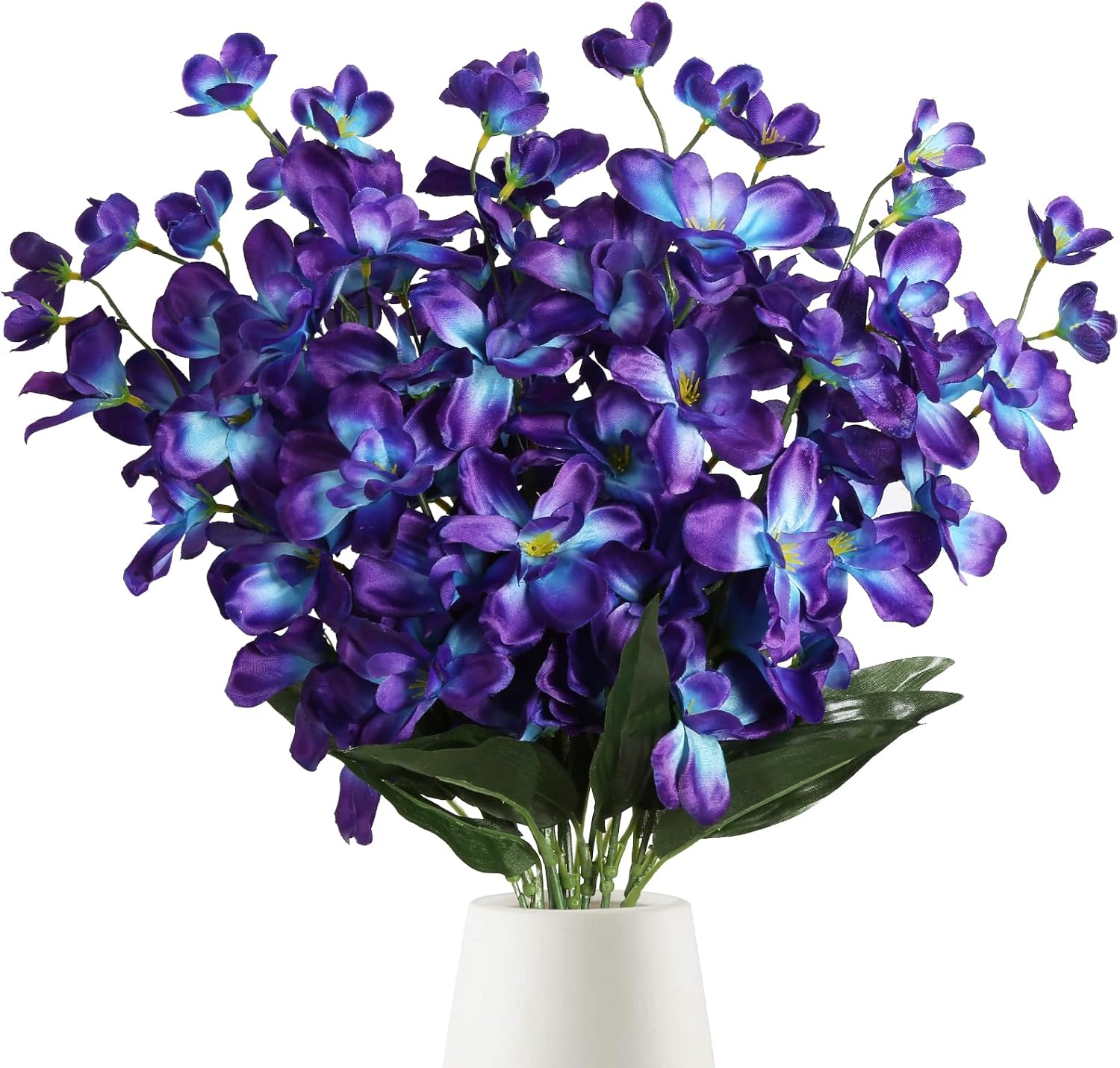 Amazon.com: Fqueelvys 10 PCS Orchid Artificial Flowers Fake Orchid Silk ...