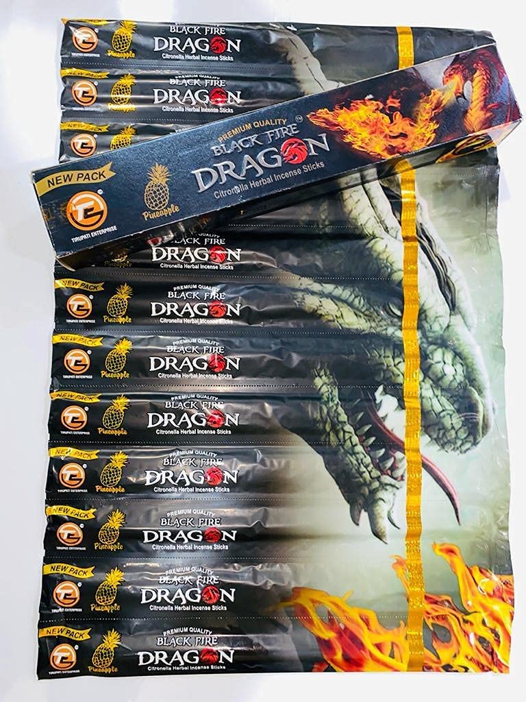 STARDOM MART Original Black fire Dragon Natural Fragrance for Mosquito ...