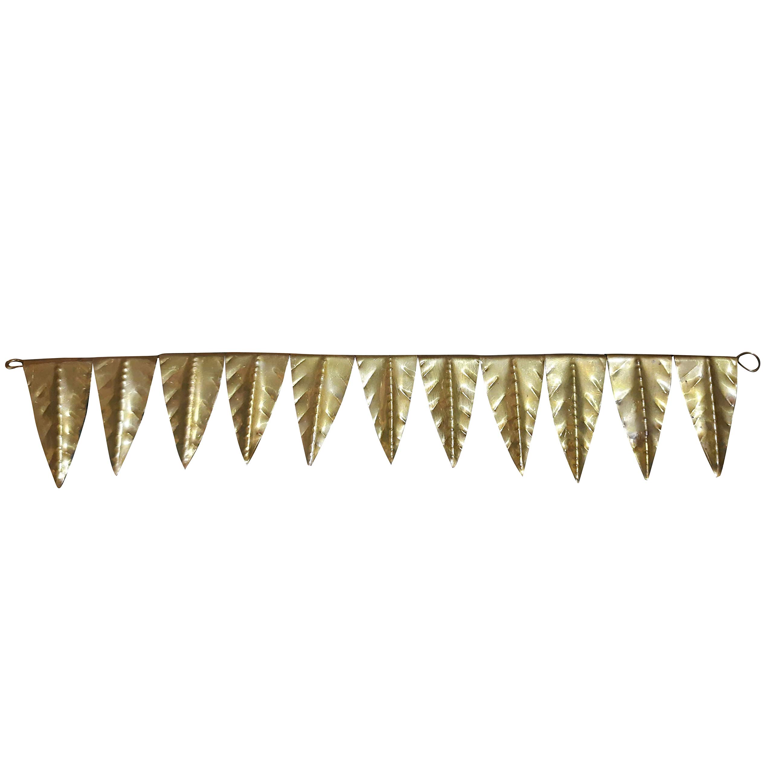 Mavillai Thoranam Brass Leaf Toran Metal Door Hanging Bandarwal For ...