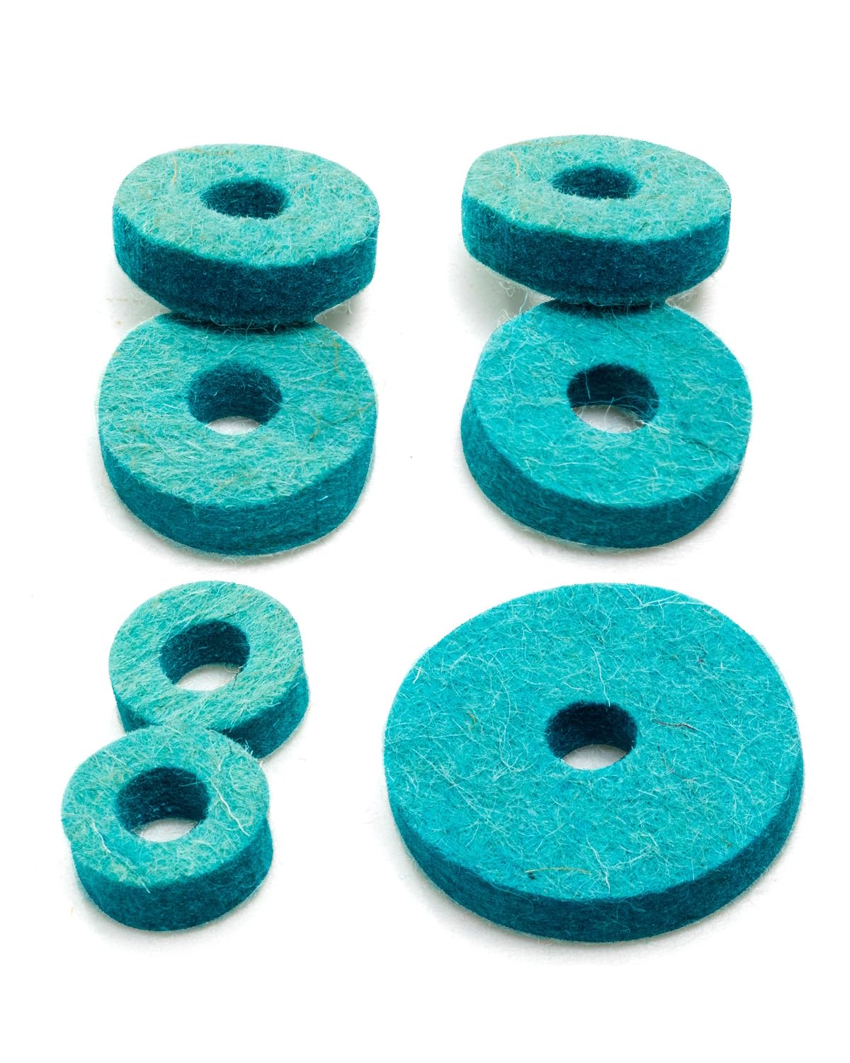 Snapklik.com : Dixon Quetzal Blue Wool Cymbal Felt Pack