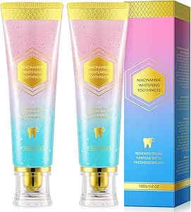 Niacinamide Whitening Toothpaste,100g Niacinamide Toothpaste to Enamel ...