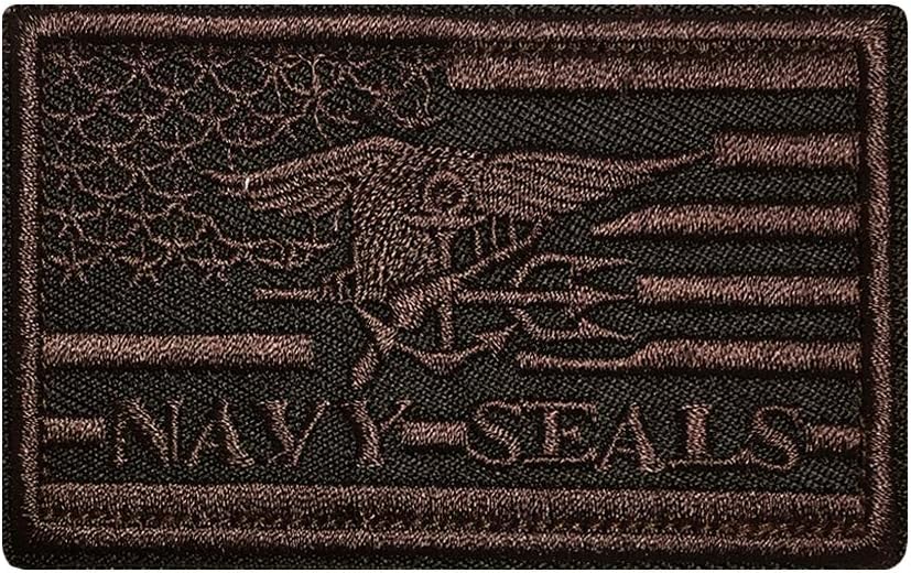 Amazon.com: Morton Home Tactical USA Flag/Navy Seals Team Navy Trident ...