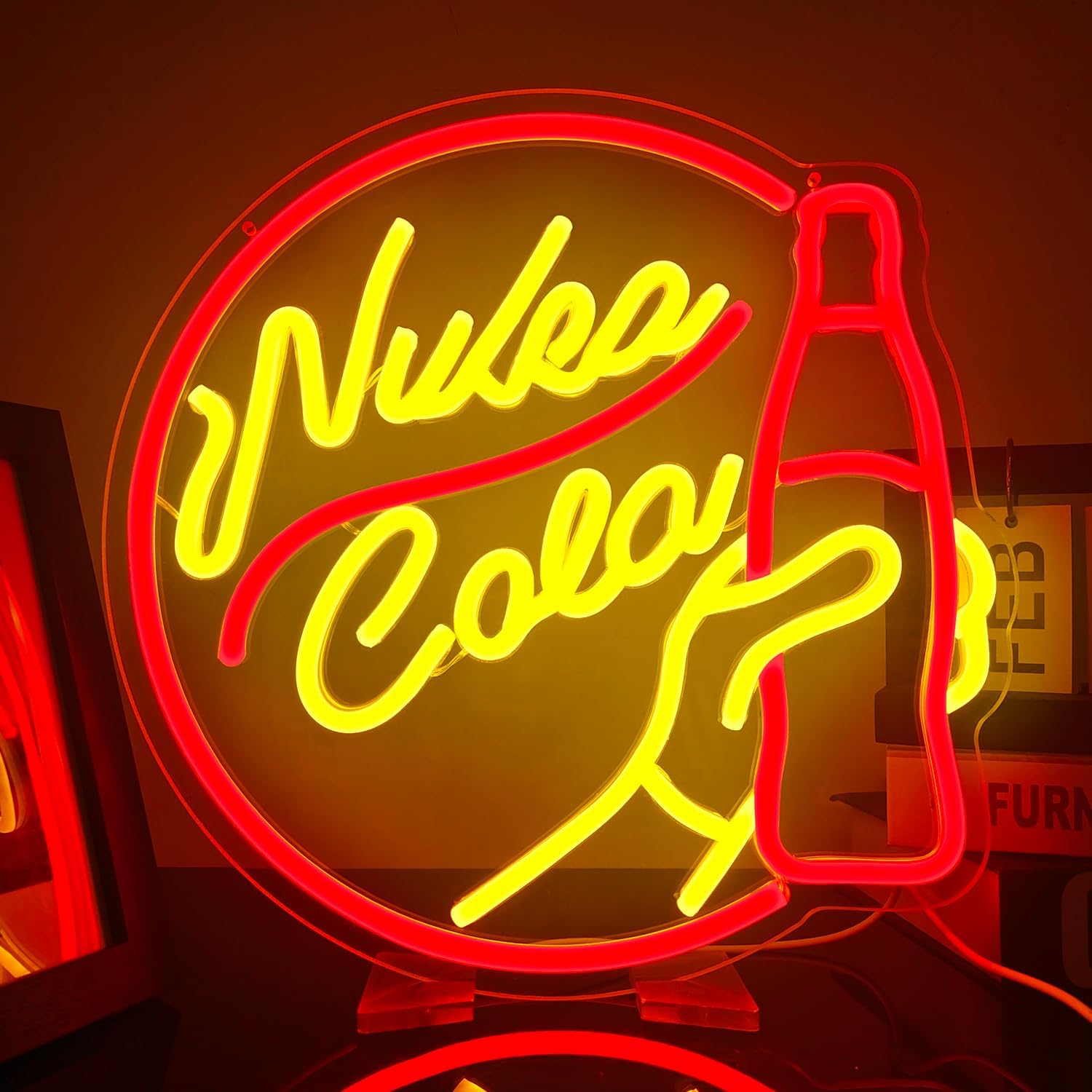 Amazon.com : Fallout Neon Sign LED Gaming Neon Signs for Wall Decor ...