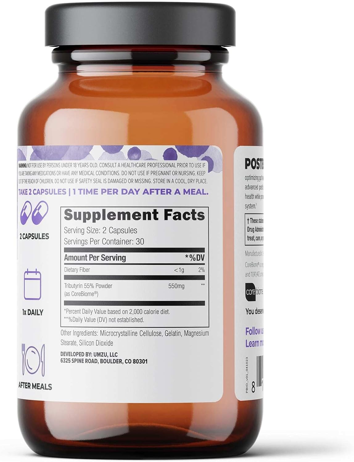 UMZU Postbiome – Suplemento postbiótico para apoyar la salud intestinal ...